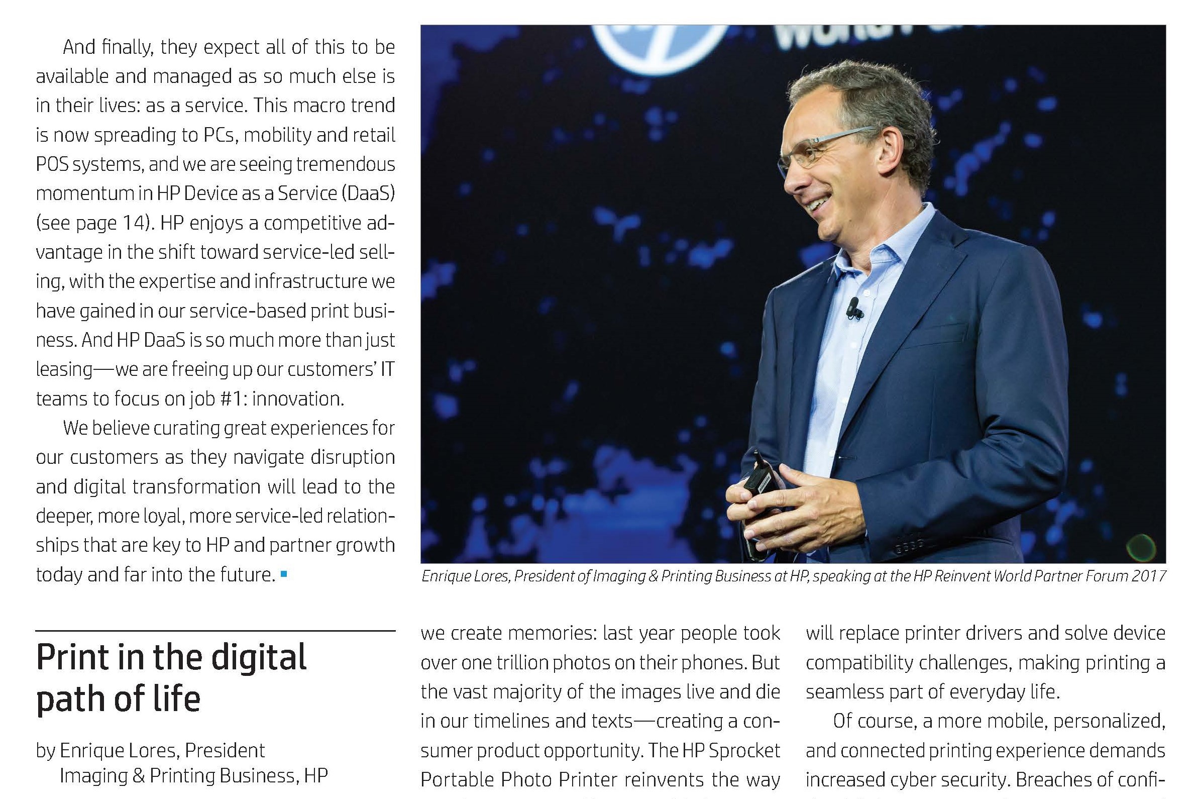 Enrique Lores: From Intern to CEO - HP History